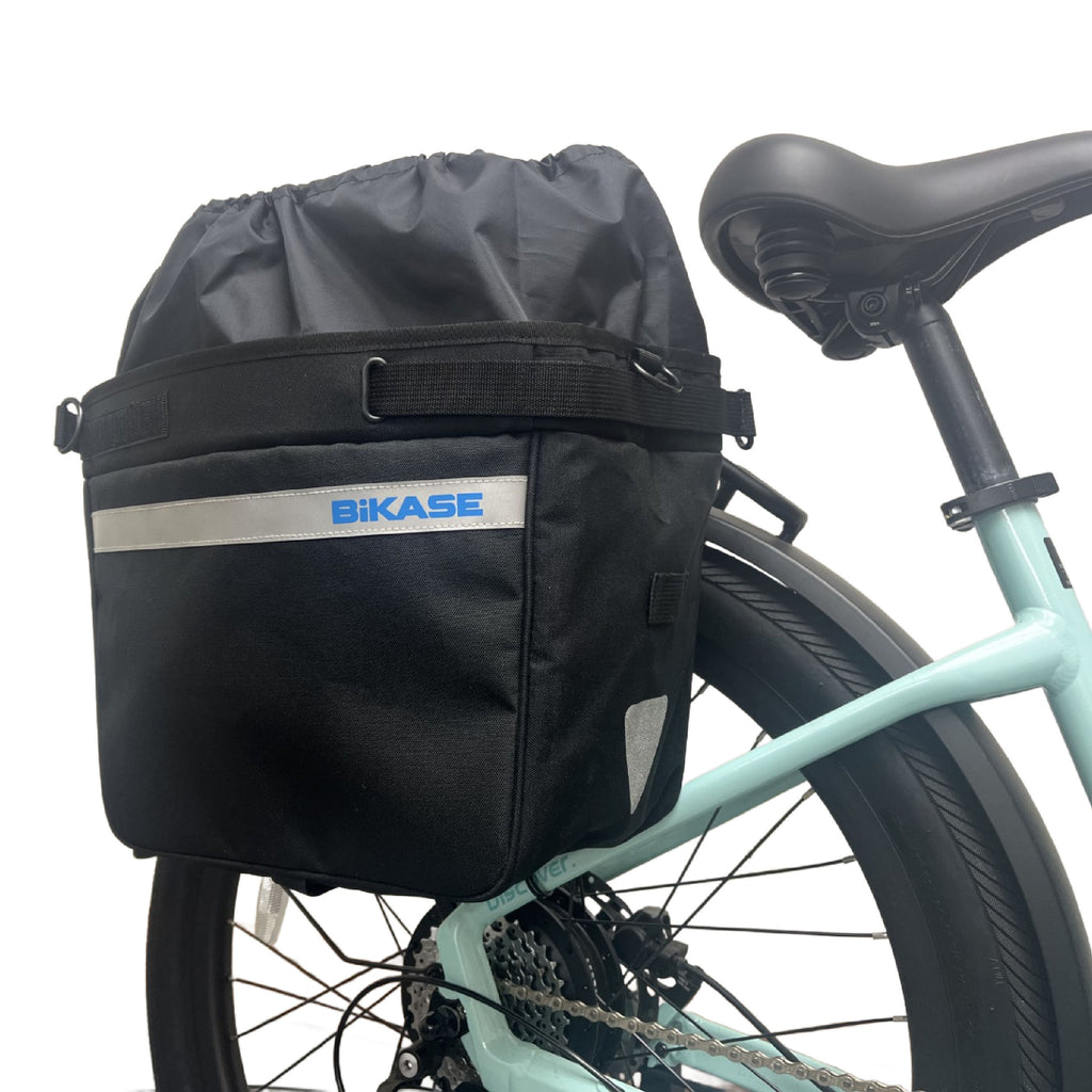Grocery Pannier with Black Fly Cover – BiKASE
