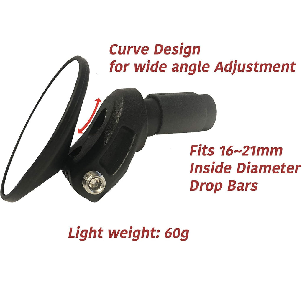 Rocket Drop Down Handlebar Mirror – BiKASE